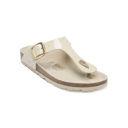 Mandel Zehentrenner in Creme - 61% | Gr&ouml;&szlig;e 38 | Damen-sandalen