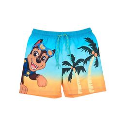 Disney Paw Patrol Badeshorts "Paw Patrol" in Blau/ Orange - 54% | Gr&ouml;&szlig;e 104 | Kinder-bademode