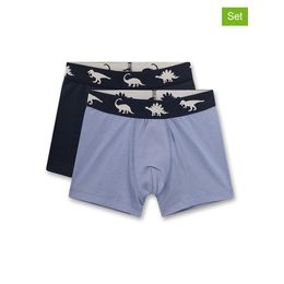 Sanetta 2er-Set: Boxershorts in Schwarz/ Hellblau - 40% | Gr&ouml;&szlig;e 104 | Kinder-waesche