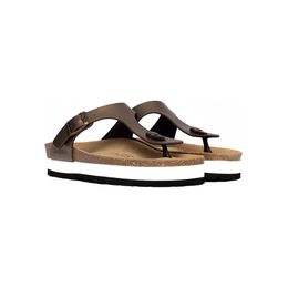 BACKSUN Zehentrenner "Alghero" in Bronze - 66% | Gr&ouml;&szlig;e 40 | Damen-sandalen