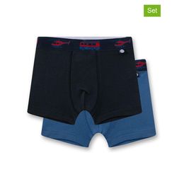 Sanetta 2er-Set: Boxershorts in Dunkelblau/ Blau - 35% | Gr&ouml;&szlig;e 92 | Kinder-waesche