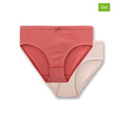 Sanetta 2er-Set: Slips in Rot/ Beige - 33% | Gr&ouml;&szlig;e 128 | Kinder-waesche