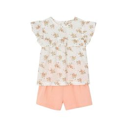 Vertbaudet 2tlg. Outfit in Rosa/ Wei&szlig; - 62% | Gr&ouml;&szlig;e 152 | Kinder-oberteile