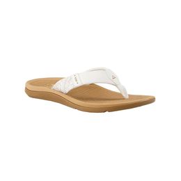 Reef Zehentrenner "Santa Ana" in Wei&szlig;/ Beige - 44% | Gr&ouml;&szlig;e 41 | Damen-sandalen