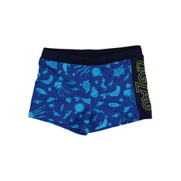 ZIGZAG Badehose "Buddy" in Blau/ Schwarz - 62% | Gr&ouml;&szlig;e 104 | Kinder-bademode