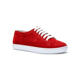 Comfortfusse Leder-Sneakers in Rot - 63% | Gr&ouml;&szlig;e 37 | Damen-sneakers