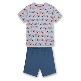 Sanetta Pyjama in Blau/ Grau - 50% | Gr&ouml;&szlig;e 128 | Kinder-waesche
