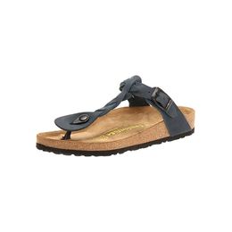 Comfortfusse Leder-Zehentrenner in Dunkelblau - 61% | Gr&ouml;&szlig;e 37 | Damen-sandalen