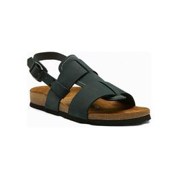 Comfortfusse Leder-Sandalen "Likya" in Dunkelblau - 63% | Gr&ouml;&szlig;e 35 | Damen-sandalen