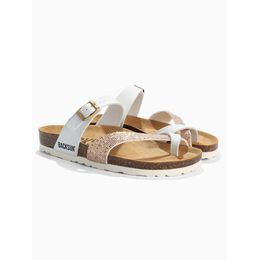 BACKSUN Zehentrenner "Barcelone" in Wei&szlig; - 63% | Gr&ouml;&szlig;e 37 | Damen-sandalen