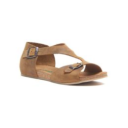 Comfortfusse Leder-Sandalen in Hellbraun - 60% | Gr&ouml;&szlig;e 36 | Damen-sandalen