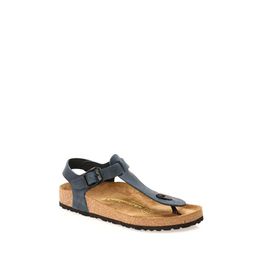 Comfortfusse Leder-Zehensandalen in Dunkelblau - 59% | Gr&ouml;&szlig;e 41 | Damen-sandalen