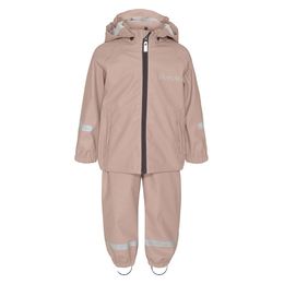 HULABALU 2tlg. Regenoutfit "Storm" in Rosa - 41% | Gr&ouml;&szlig;e 116 | Kinder-outdoor-jacken