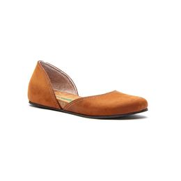 Comfortfusse Leder-Ballerinas in Braun - 60% | Gr&ouml;&szlig;e 38 | Damen-ballerinas