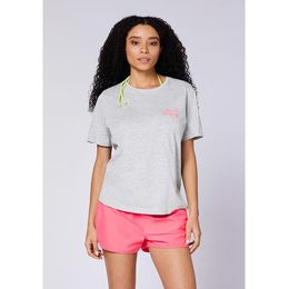 Chiemsee Shirt in Grau - 46% | Gr&ouml;&szlig;e L | Damen-tops
