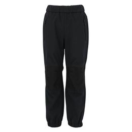 ZIGZAG Softshellhose "Ludo" in Schwarz - 56% | Gr&ouml;&szlig;e 104/110 | Kinderhosen