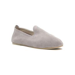 Comfortfusse Leder-Slipper in Grau - 61% | Gr&ouml;&szlig;e 39 | Damen-schuhe-halbschuhe