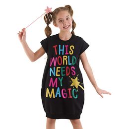 Denokids Kleid "Magical Girl" in Schwarz - 70% | Gr&ouml;&szlig;e 110 | Kinderkleider