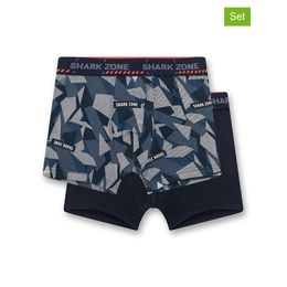 Sanetta 2er-Set: Boxershorts in Grau/ Schwarz - 35% | Gr&ouml;&szlig;e 140 | Kinder-waesche