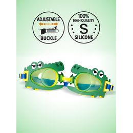 Denokids Schwimmbrille "Crocodile" in Gr&uuml;n - 60% | Kinder-austruestung-accessoires