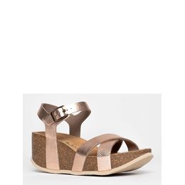 BACKSUN Keilsandaletten in Ros&eacute;gold - 63% | Gr&ouml;&szlig;e 36 | Damen-sandalen