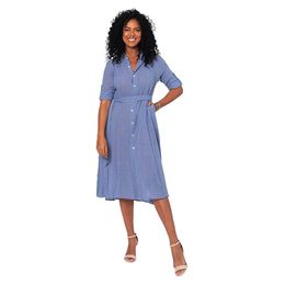 Aller Simplement Kleid in Blau - 72% | Gr&ouml;&szlig;e 38/40 | Damen-kleider