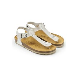Mandel Zehensandalen "Leon" in Creme - 57% | Gr&ouml;&szlig;e 39 | Damen-sandalen
