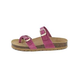 BABUNKERS Family Leder-Zehentrenner in Pink - 61% | Gr&ouml;&szlig;e 36 | Damen-sandalen