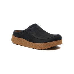 Comfortfusse Leder-Clogs in Schwarz - 61% | Gr&ouml;&szlig;e 36 | Damen-pantoletten