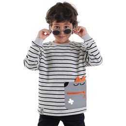 Denokids Sweatshirt in Wei&szlig; - 62% | Gr&ouml;&szlig;e 92 | Kinder-sweatshirts-jacken