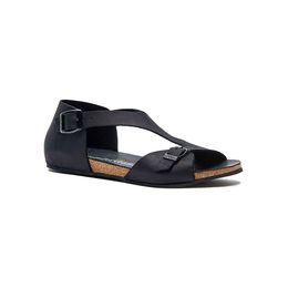 Comfortfusse Leder-Sandalen in Schwarz - 64% | Gr&ouml;&szlig;e 36 | Damen-sandalen