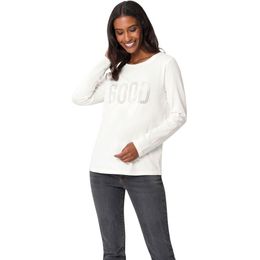 Heine Longsleeve in Wei&szlig; - 65% | Gr&ouml;&szlig;e 36 | Damen-tops