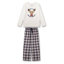 Sanetta Pyjama in Creme - 47% | Gr&ouml;&szlig;e 128 | Kinder-waesche