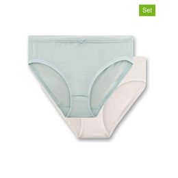 Sanetta 2er-Set: Slips in T&uuml;rkis/ Creme - 33% | Gr&ouml;&szlig;e 140 | Kinder-waesche