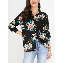 LA Angels Hemd in Schwarz - 74% | Gr&ouml;&szlig;e S | Damen-blusen