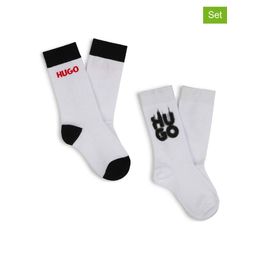Hugo 2er-Set: Socken in Wei&szlig; - 48% | Gr&ouml;&szlig;e 31 | Kinder-socken-strumpfhosen