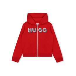 Hugo Sweatjacke in Rot - 66% | Gr&ouml;&szlig;e 152 | Kinder-sweatshirts-jacken