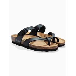 BACKSUN Zehentrenner "Barcelone" in Schwarz - 62% | Gr&ouml;&szlig;e 37 | Damen-sandalen