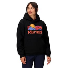 Marmot Hoodie "Coastal" in Schwarz - 53% | Gr&ouml;&szlig;e M | Damen-sweatshirts-jacken