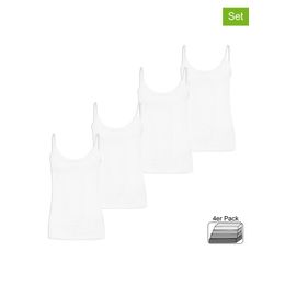 Sublevel 4er-Set: Tops in Wei&szlig; - 58% | Gr&ouml;&szlig;e M | Damen-tops