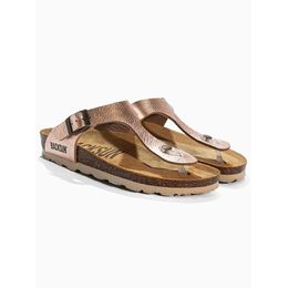 BACKSUN Zehentrenner "Singapore" in Gold - 66% | Gr&ouml;&szlig;e 37 | Damen-sandalen