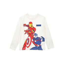 Avengers Longsleeve "Avengers" in Wei&szlig; - 50% | Gr&ouml;&szlig;e 104 | Kinder-longsleeves