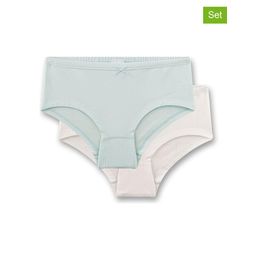 Sanetta 2er-Set: Pantys in Hellblau/ Creme - 25% | Gr&ouml;&szlig;e 176 | Kinder-waesche