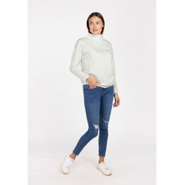Key Largo Bluse "Ninja" in Wei&szlig; - 65% | Gr&ouml;&szlig;e M | Damen-blusen