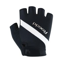 Roeckl Sports Fahrradhandschuhe "Holmec" in Schwarz/ Wei&szlig; - 32% | Gr&ouml;&szlig;e 8,5 | Damenhandschuhe