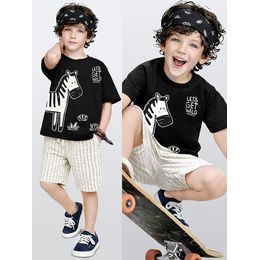 Denokids 2tlg. Outfit in Schwarz/ Creme - 64% | Gr&ouml;&szlig;e 122 | Kinder-oberteile