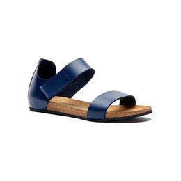 Comfortfusse Leder-Sandalen in Dunkelblau - 59% | Gr&ouml;&szlig;e 38 | Damen-sandalen