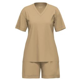 Ammann Pyjama in Beige - 58% | Gr&ouml;&szlig;e 36 | Damen-loungewear