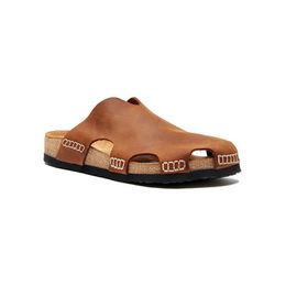 Comfortfusse Leder-Clogs in Braun - 62% | Gr&ouml;&szlig;e 41 | Damen-pantoletten