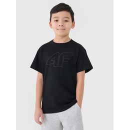 4F Shirt in Schwarz - 54% | Gr&ouml;&szlig;e 128 | Kinder-oberteile